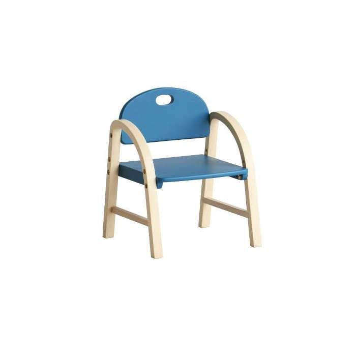 Kids Arm Chair amy ILC-3434CBL キッズチェア イス チェアー 子供部屋 キッズルーム 男の子 女の子 木製 天然木 おしゃれ シンプル かわいい クラシックブルー ...