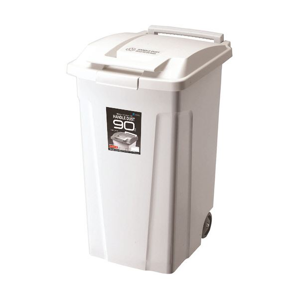 アスベル SP ハンドルペール 90Lホワイト 672897 1個 白 | Sizeee