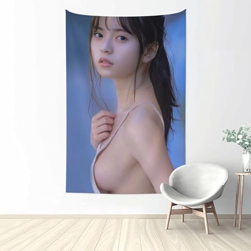 齋藤飛鳥 タペストリー 多機能壁掛け おしゃれ 飾画 壁ポスター 写真撮影背景 人気部屋飾り 壁飾り 人気 個性プレゼント プレゼント 贈り物 新居祝い102x152cm | Sizeee