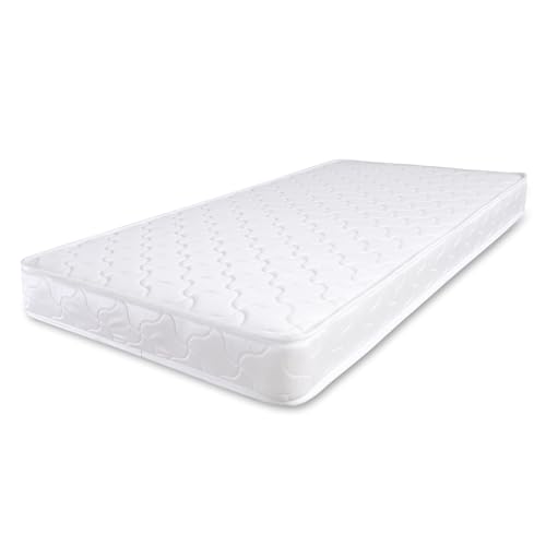 Major In Life マットレス ボンネルコイル 厚み15cm約 コイル数320個 体圧分散 耐久性 ベッドマットレス アップグレード 圧縮梱包 ホワイト (WH, S 320 ...