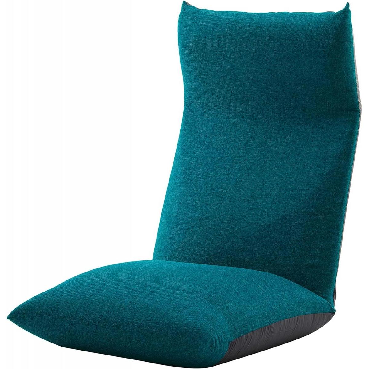 【I】セルタン(CELLUTANE) リクライニング座椅子 NECK タスクブルー ポケットコイル 14段ギア 【受注生産品】 | Sizeee