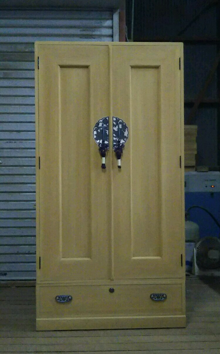 桐たんす桐タンスチェスト帯シンプルモダン総桐帯箪笥・板盆タイプ・2段重ね式 製造直売 商品番号7690T | Sizeee