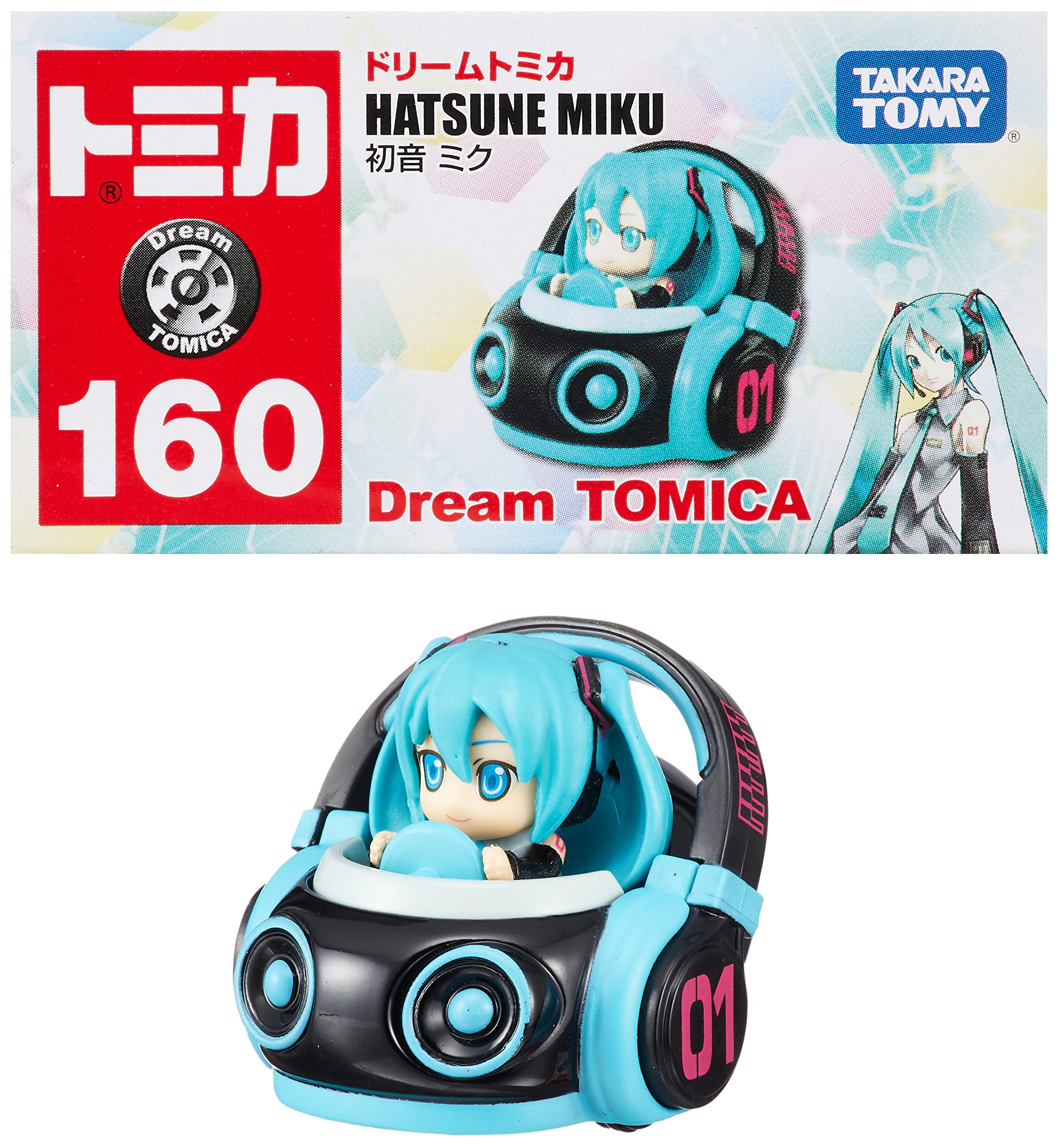INNZA タカラトミー(TAKARA TOMY) 『 トミカ ドリームトミカ No.160 初音ミク 』 ミニカー 車 おもちゃ 3歳以上 箱入り 玩具安全基準合格 STマーク認証 ...