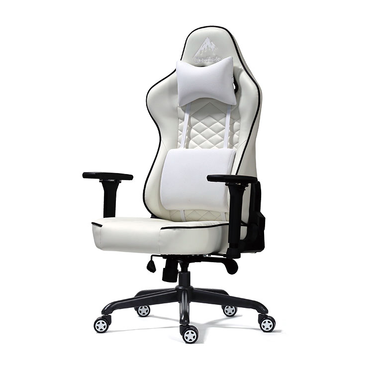 ディアブロ EVO ゲーミング 4Dアームレスト リクライニング 175度 合成皮革 ホワイト | Sizeee