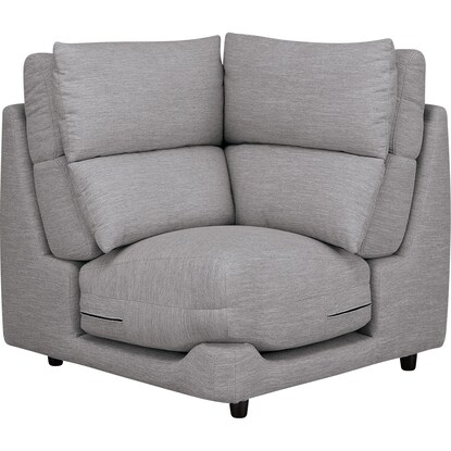 布張りコーナーソファ (NポケットA9H DR-GY) | Sizeee