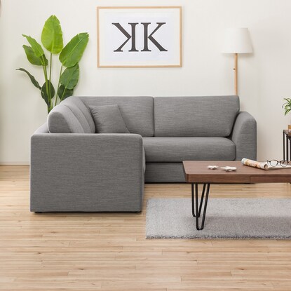 コーナーソファ(NポケットA3 DR-GY-R) | Sizeee