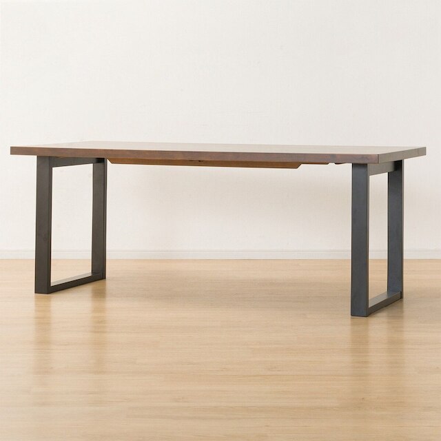 ダイニングテーブル7点セット(Nコレクション T-06U 180MBR/BK/C-70 肘付き MBR/NSF-BR) | Sizeee