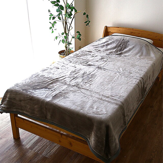 レーヨン混アクリルニューマイヤー毛布 シングル (YSF GY) | Sizeee