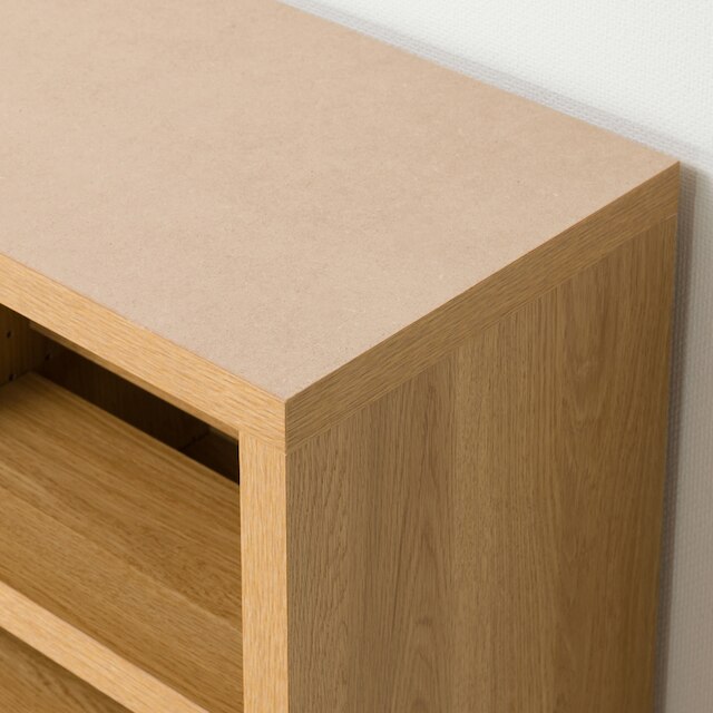 セミオーダーオープン本棚(BS006-w64 LBR) | Sizeee