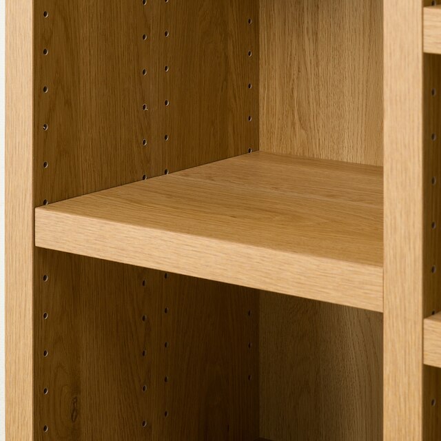 セミオーダーオープン本棚(BS006-w72 LBR) | Sizeee