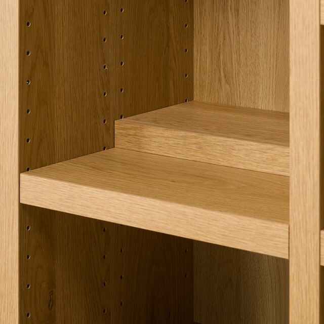 セミオーダーオープン本棚(BS006-w72 LBR) | Sizeee