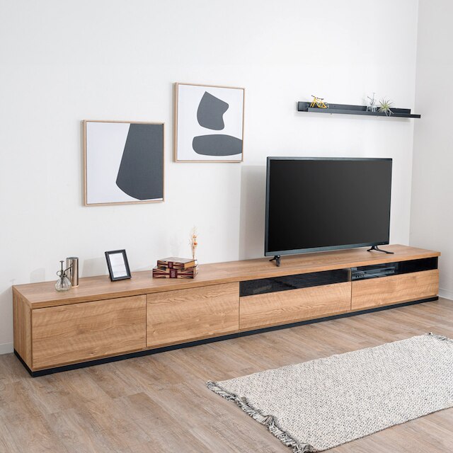 幅広ローボード 幅299cm (180＋119セット NA) | Sizeee