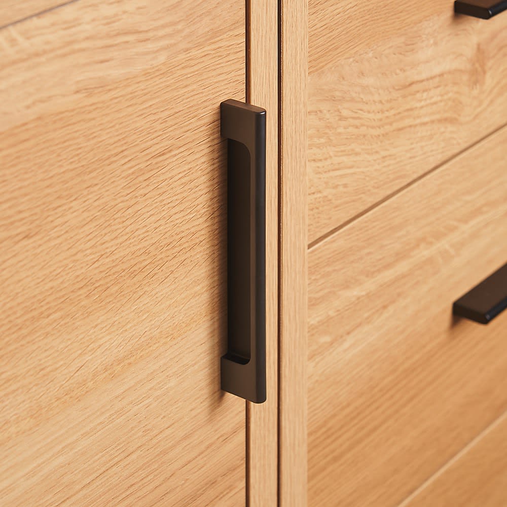 【幅120奥行29.5高さ87cm】カフェスタイルカウンター下収納庫 引き戸タイプ | Sizeee