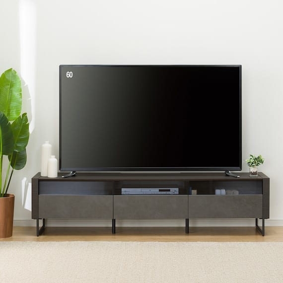 ローボード(セーラル3 脚付きR 175 GY) | Sizeee