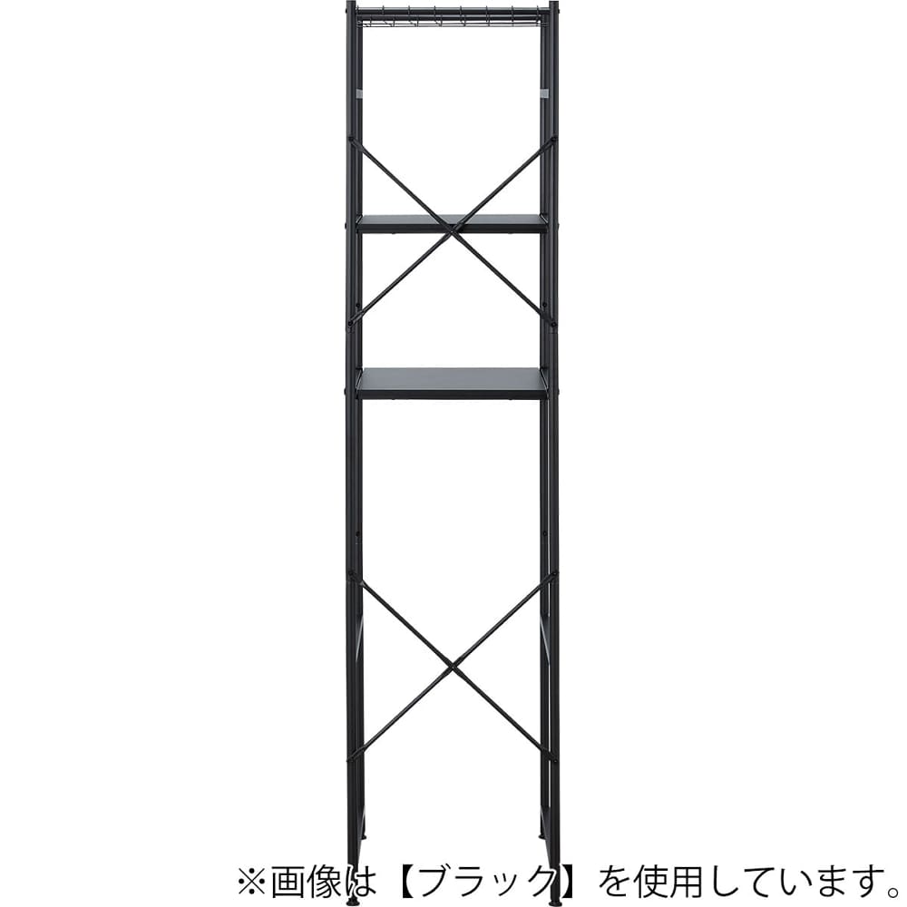 高さのあるシェルフラック BN002 WH 46cm幅 | Sizeee