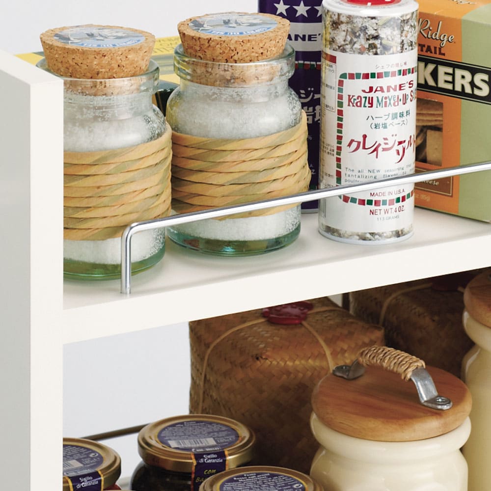 [幅35奥行55cm] ステンレス天板隙間収納 スライドタイプ 完成品 日本製 | Sizeee