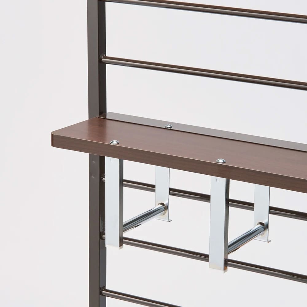 突っ張り式薄型ブティックハンガーシリーズ ロータイプ 幅65cm 対応天井高183.5cm〜248.5cm | Sizeee