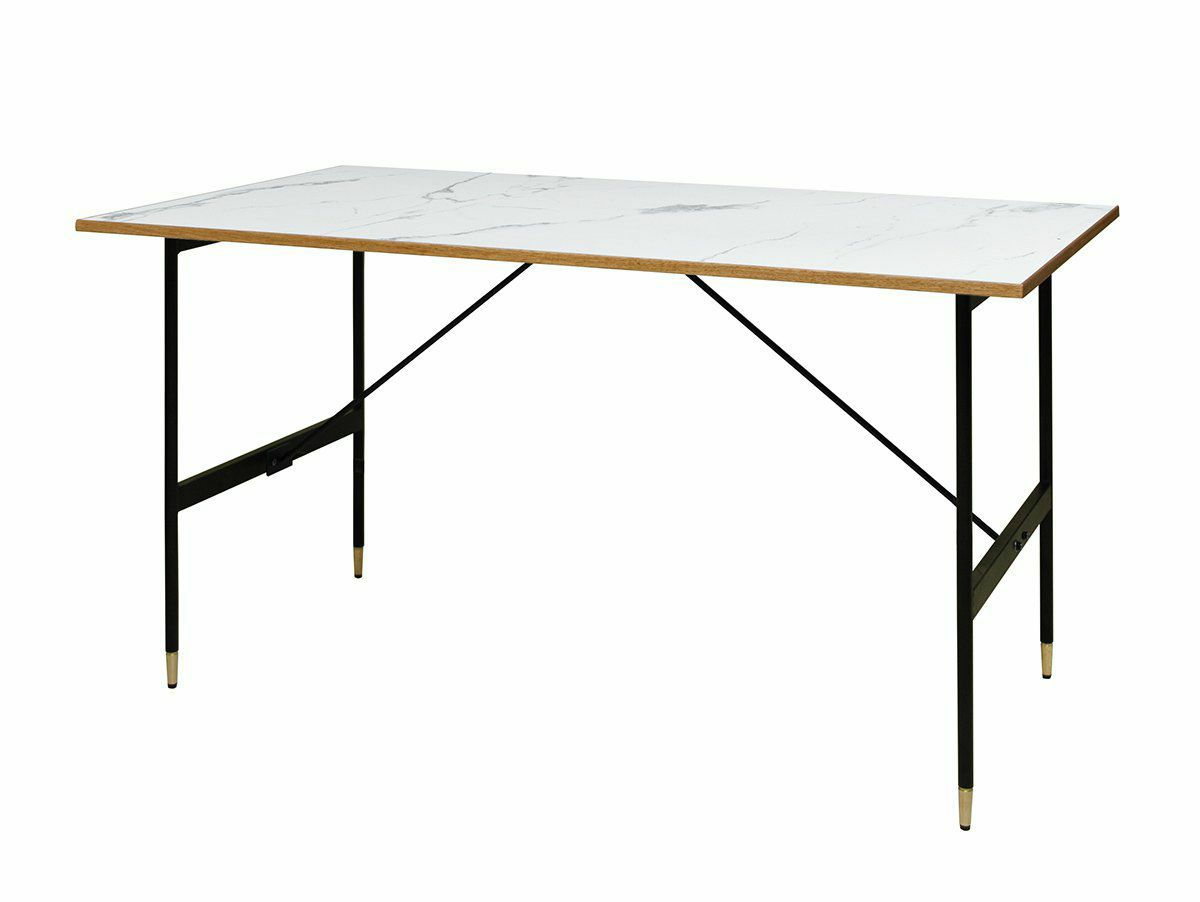 POL 2way dining table 1450 mat black | Sizeee